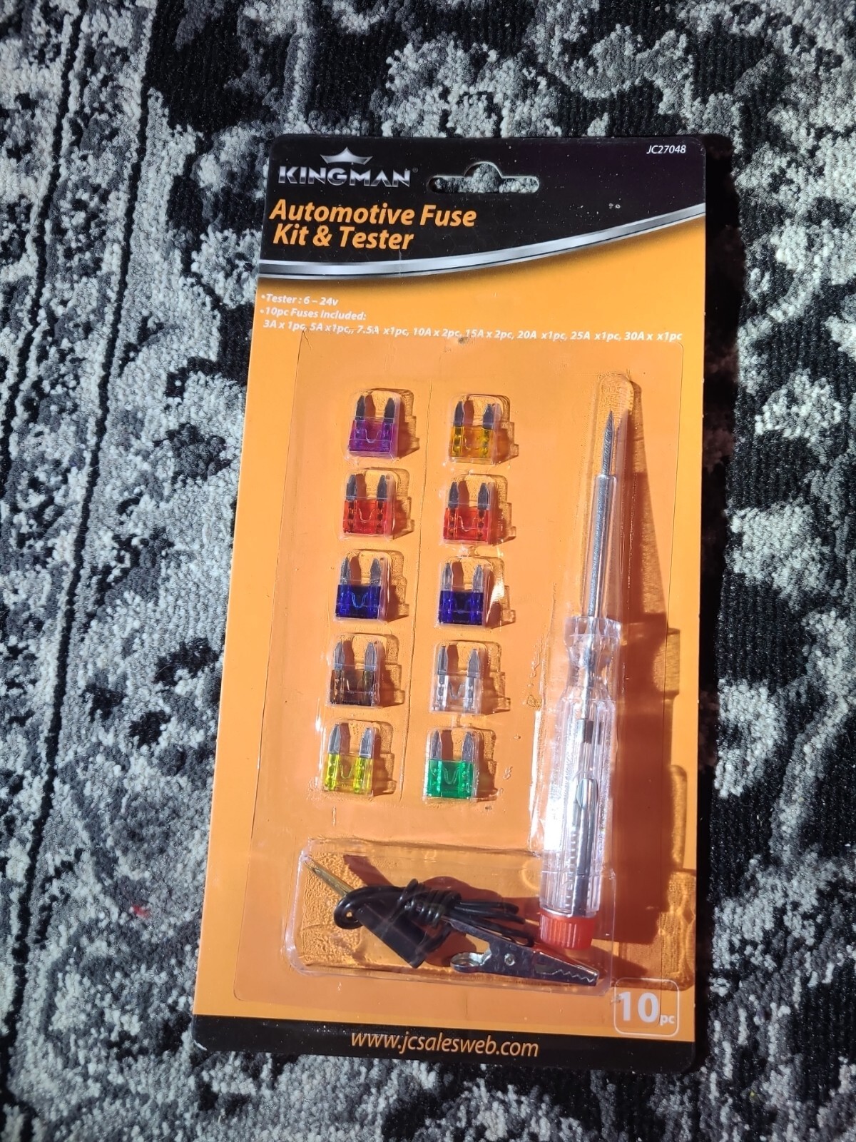 Auto FUSE & CIRCUIT TESTER KIT 6V 12V 24V Electrical Continuity Check w ...