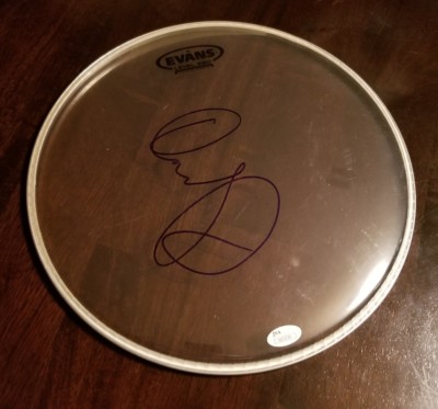 Dennis DeYoung STYX Signed Autograph 12" Drum Head Drumhead JSA/COA ...
