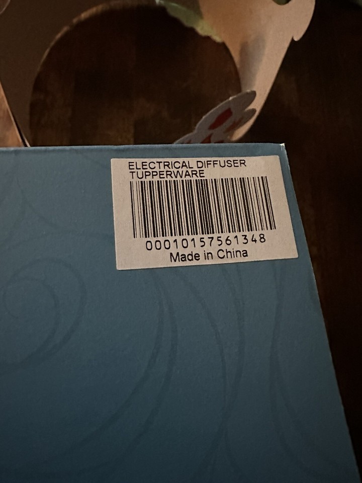 Tupperware Sonic Mist Ultrasonic Electrical Diffuser Aromatics Home NEW ...