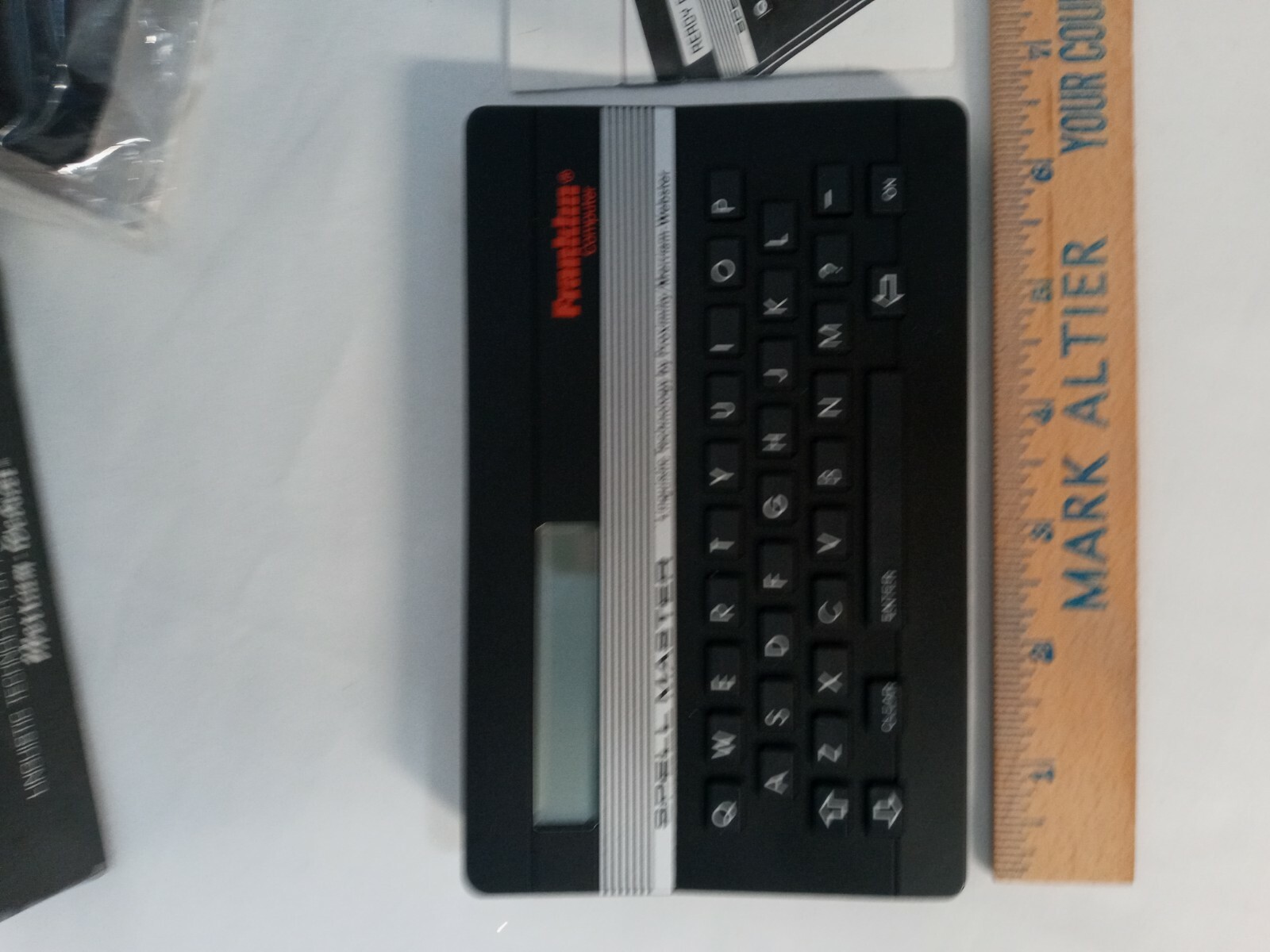 Franklin Computer Spell Merriam Webster Master Sa-103 Leaning ...