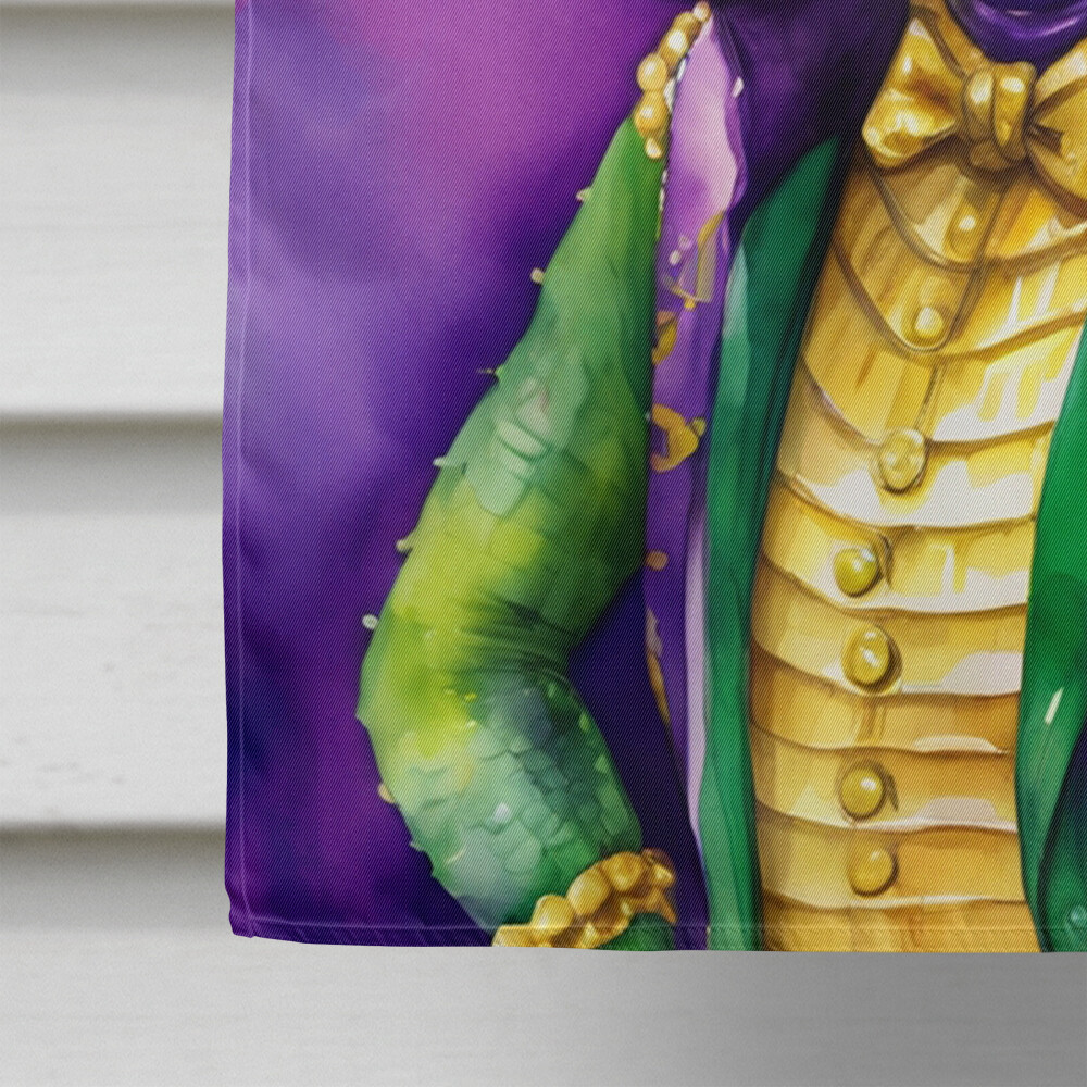 Alligator King Queen of Mardi Gras Flag Canvas House Size DAC5216CHF | eBay