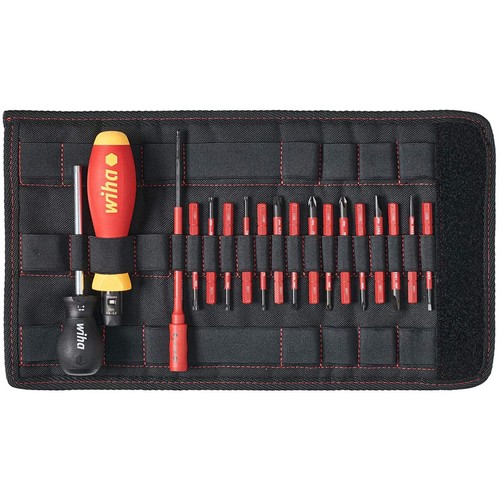 Wiha 19pc SlimVario SlimTorque Torque Driver Screwdriver Set 1000V VDE ...