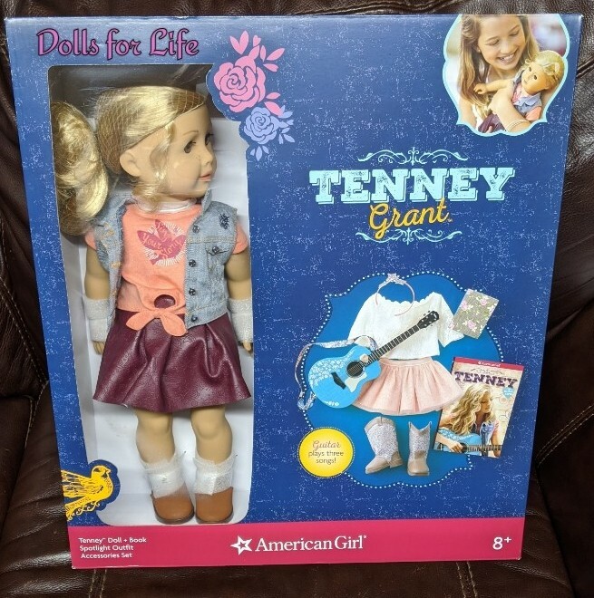 American Girl Tenney Grant Doll Spotlight Outfit Accessories Guitar for ...