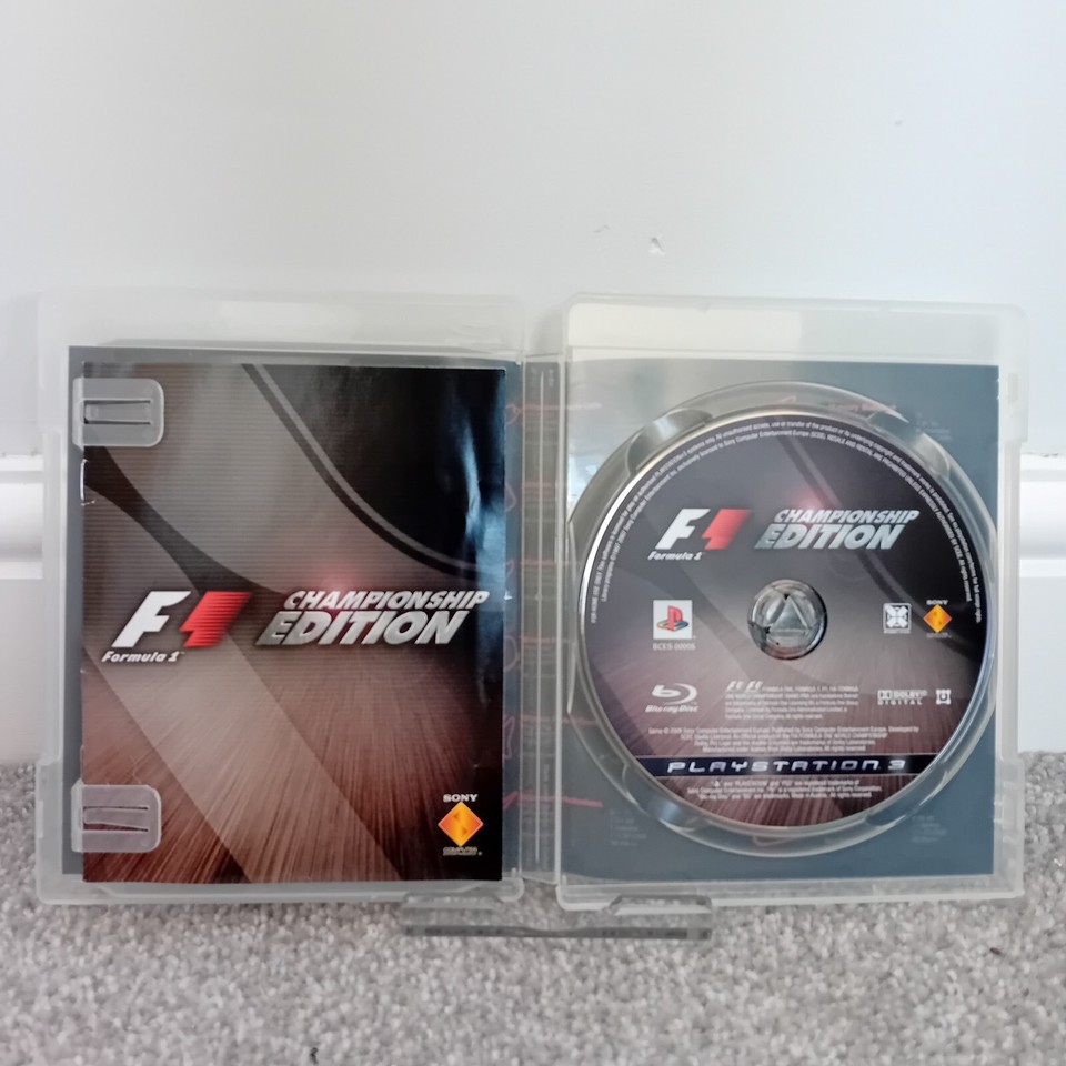 F1 CHAMPIONSHIP EDITION Sony PS3 PAL (PLAYSTATION 3) Complete Excellent ...