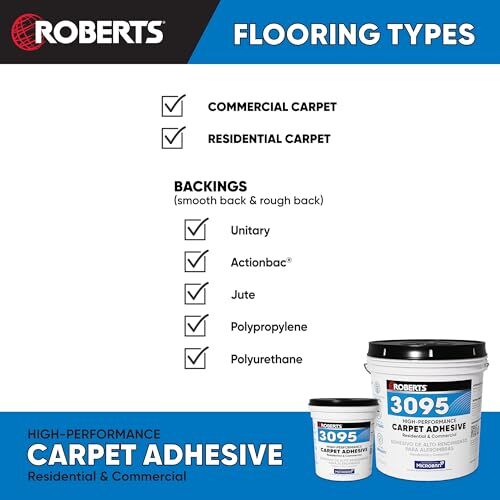 Roberts 3095-1 1 Gallon Carpet Adhesive | eBay