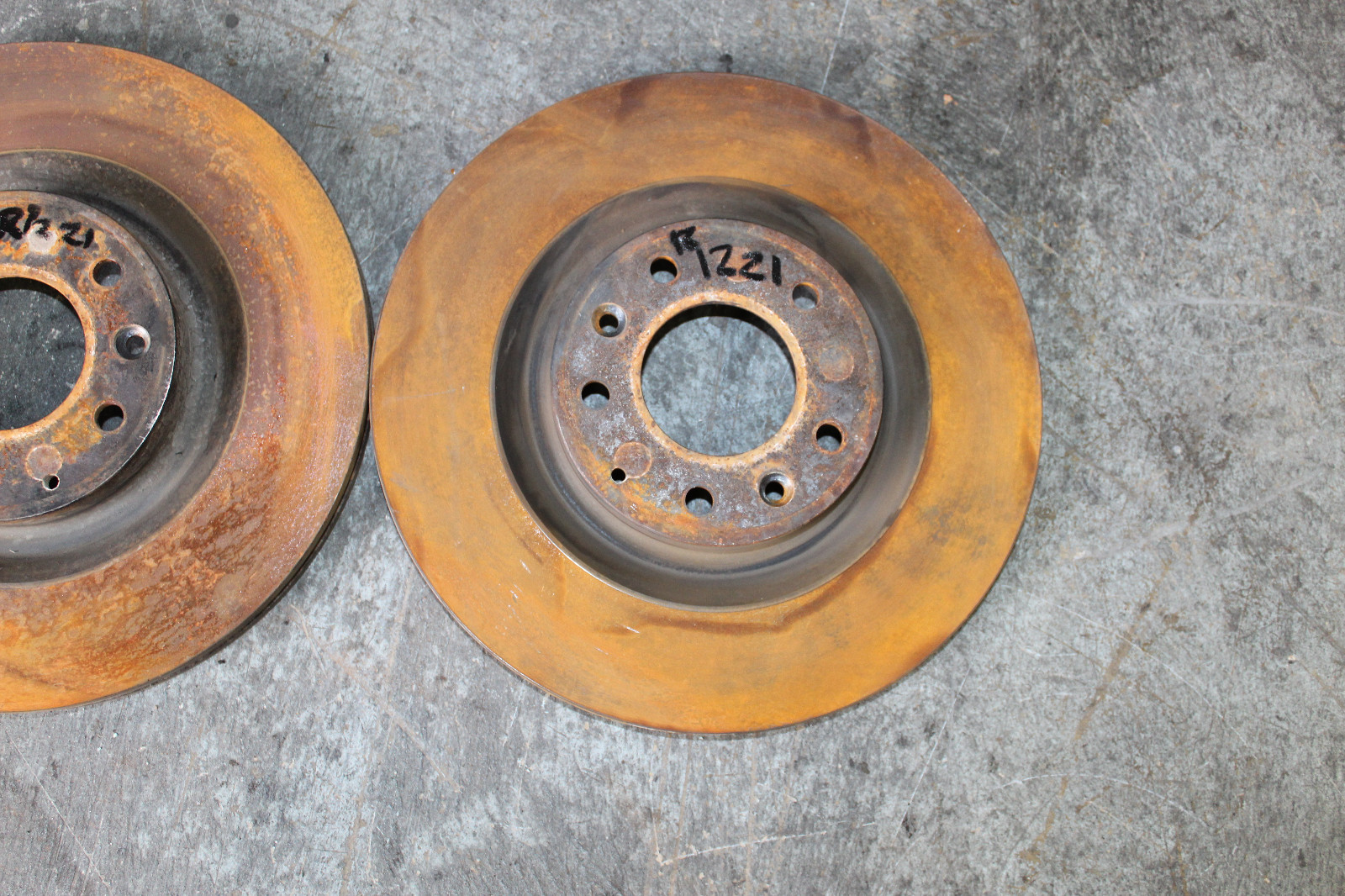 2007-2009 NISSAN 350Z FRONT DISC BRAKE ROTORS PAIR R1221 | eBay