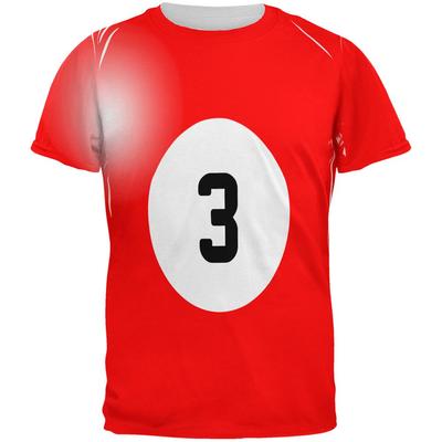 Halloween Billiard Pool Ball Three Costume All Over Mens T Shirt | eBay