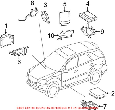 Genuine Rebuilt Rear SAM Control Module Unit for Mercedes W164 X164 ...