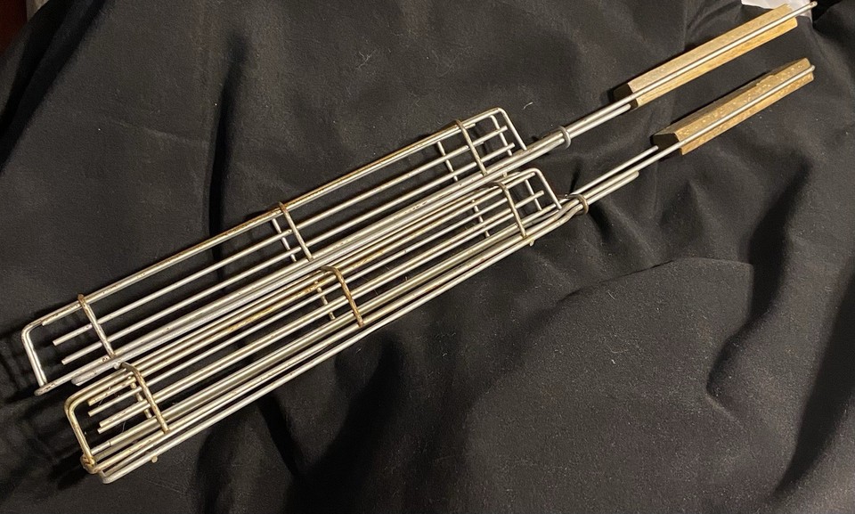 Camping Barbecue Grilling Baskets Charcoal Outdoors Tools Portable Non ...