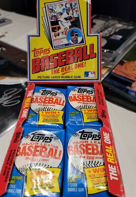 1 pack of 1983 TOPPS BASEBALL WAX PACK UNOPENED FROM BOX!! | eBay