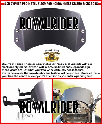 "LCB ZYPHER PRO METAL VISOR" Fit For HONDA H'NESS CB350 & CB350 RS | eBay