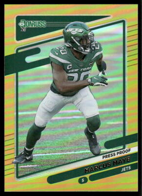 2021 Donruss #44 Marcus Maye Press Proof Premium | eBay