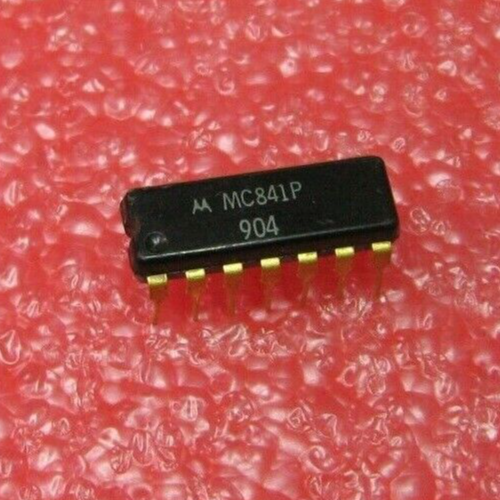 MC841P Motorola IC DTL Hex Inverter Plastic Gold Pins MC841 - NOS Qty 1 ...