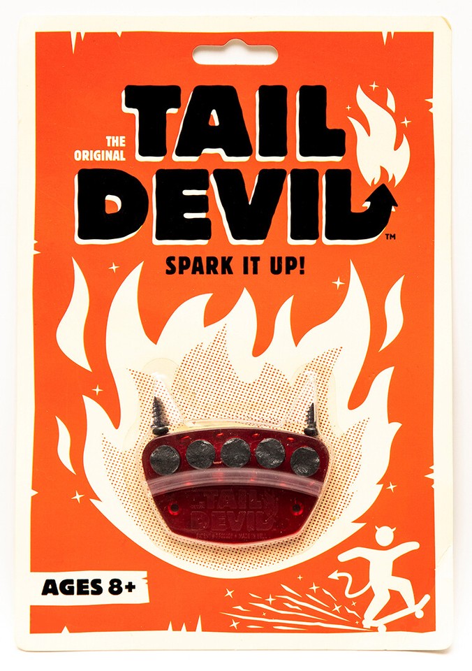 Tail Devil skateboard spark plate | Sparks for your board | Spark it Up ...