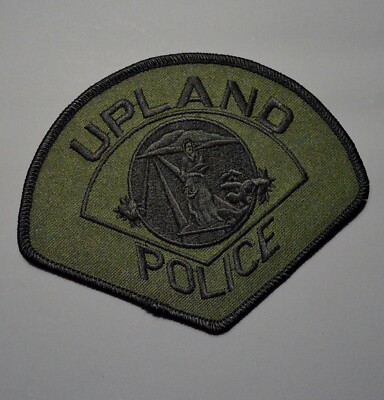 Upland California Police SWAT Subdued OD Green Patch #2 ++ Mint CA | eBay