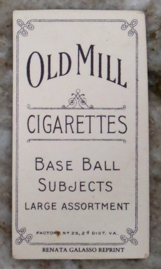 CLAUDE RITCHEY Boston Doves 1909-11 T206 Old Mill Renata Galasso ...