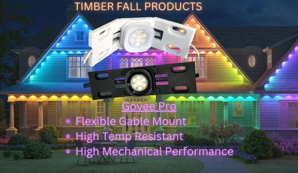Govee Permanent Outdoor Lights PRO Peak Mount / Gable Mounts / Clips ...