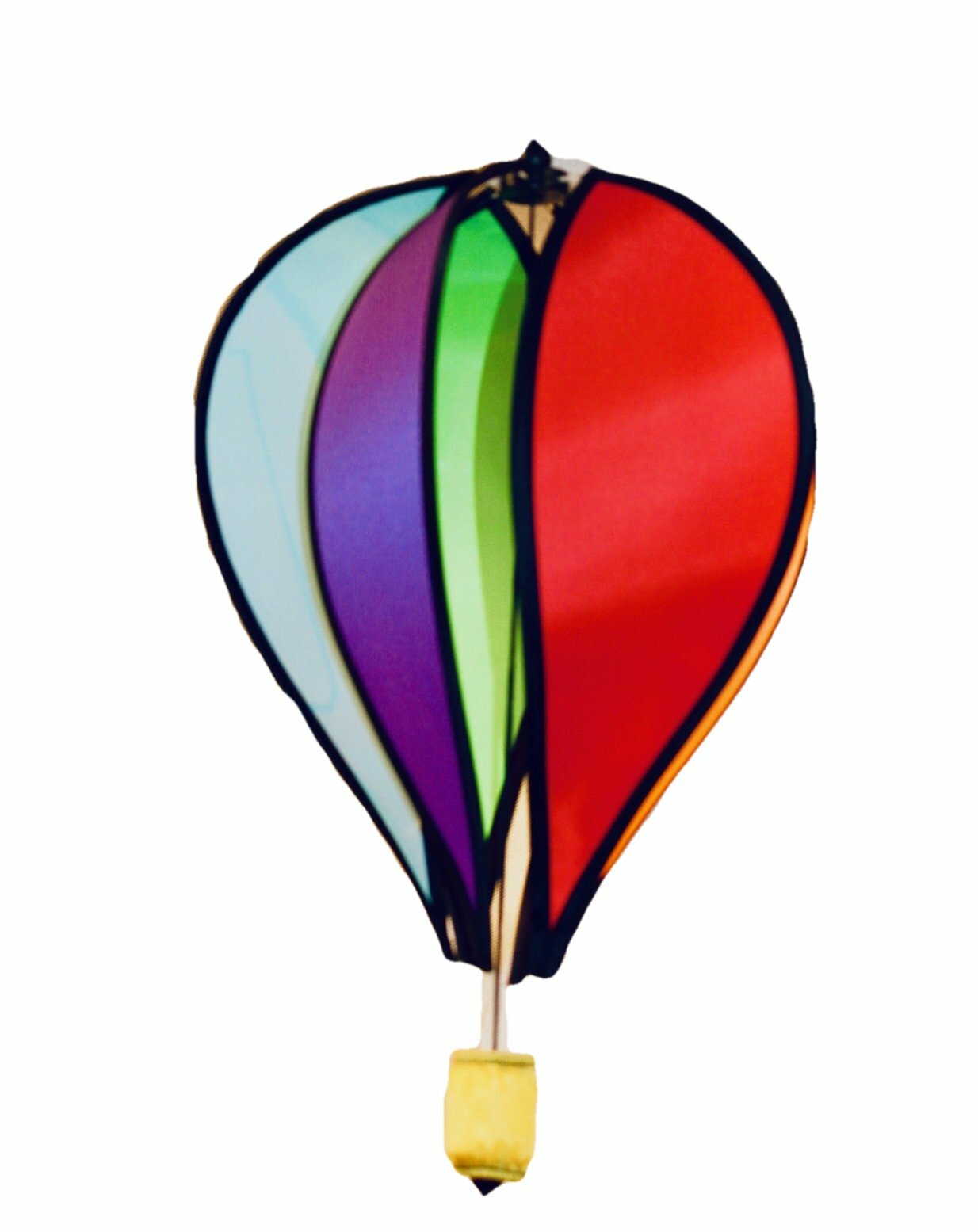 Wind Spinner Hot Air Balloon Multicolor Deluxe Sun Premium Lawn Garden ...