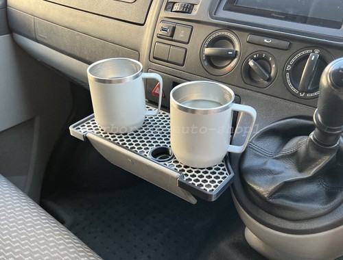 for Volkswagen VW Transporter T5/T5.1 Shelf Table Cup Holder Tray | eBay UK