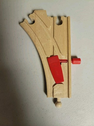 Brio wooden railway Split 2 way Switch Track Very Good Condition | eBay