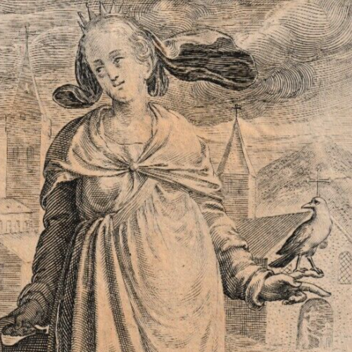 Elizabeth of Hungary, Nicolaes de Bruyn (1571-1656), Londerseel Antique ...