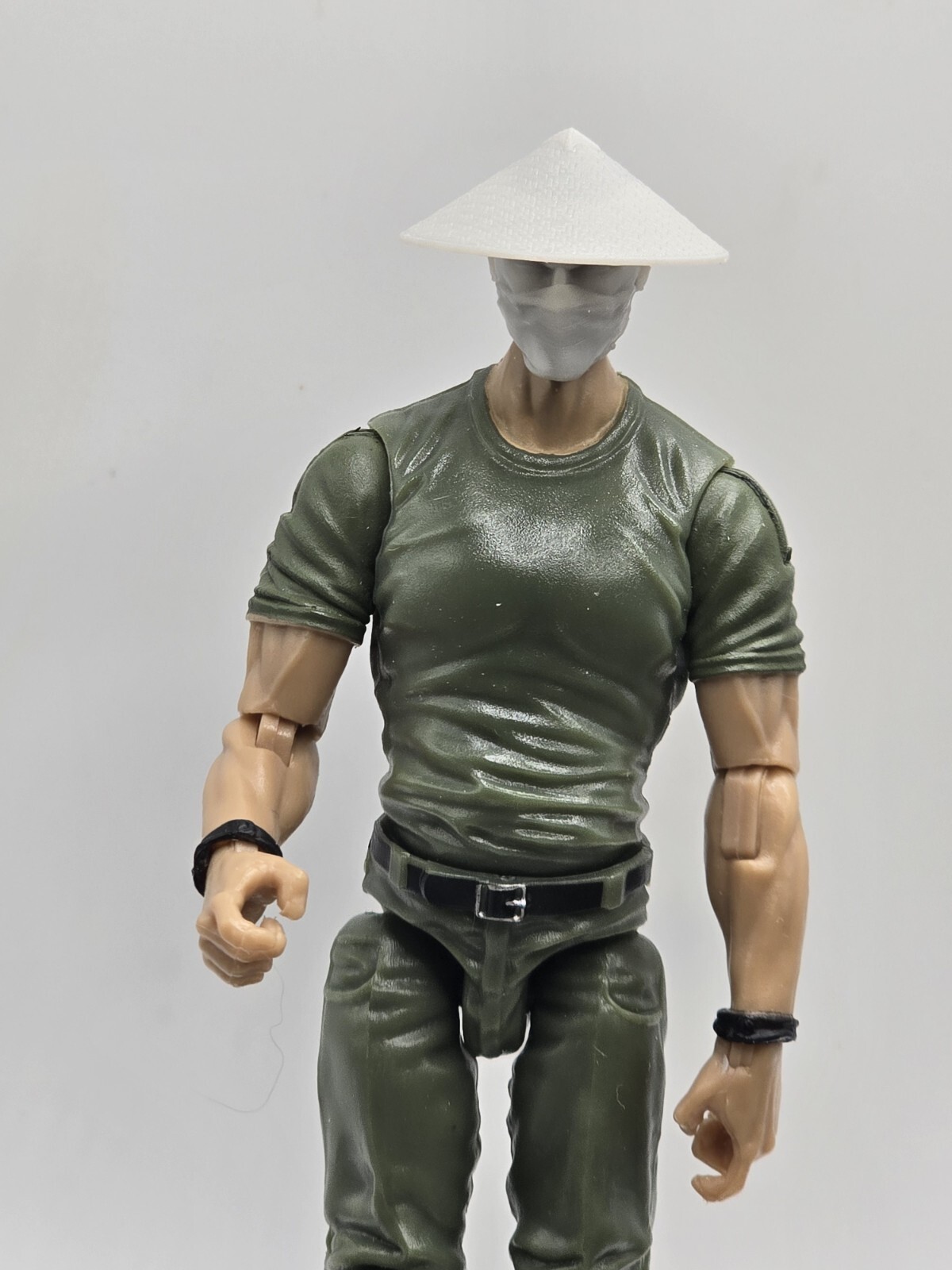3d Printed MORTAL KOMBAT RAIDEN HEAD 1:18 3 3/4" GI Joe 25th ...