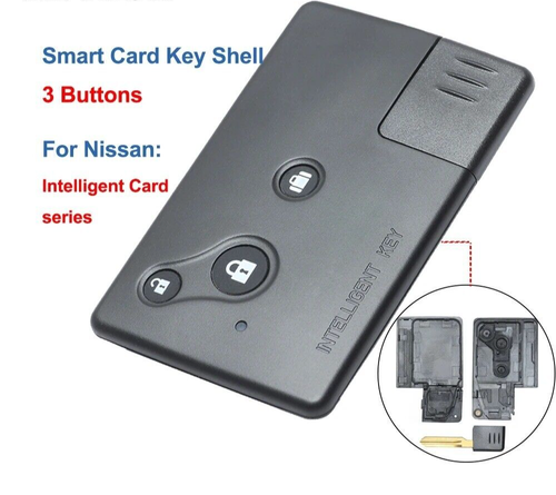 Smart Remote Key Fob Shell Case Cover Replacement 3 Buttons for Nissan ...