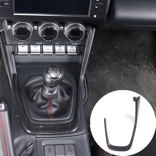 Real Carbon Fiber Console Gear Shift Frame Trim Fits GR86 Subaru BRZ ...