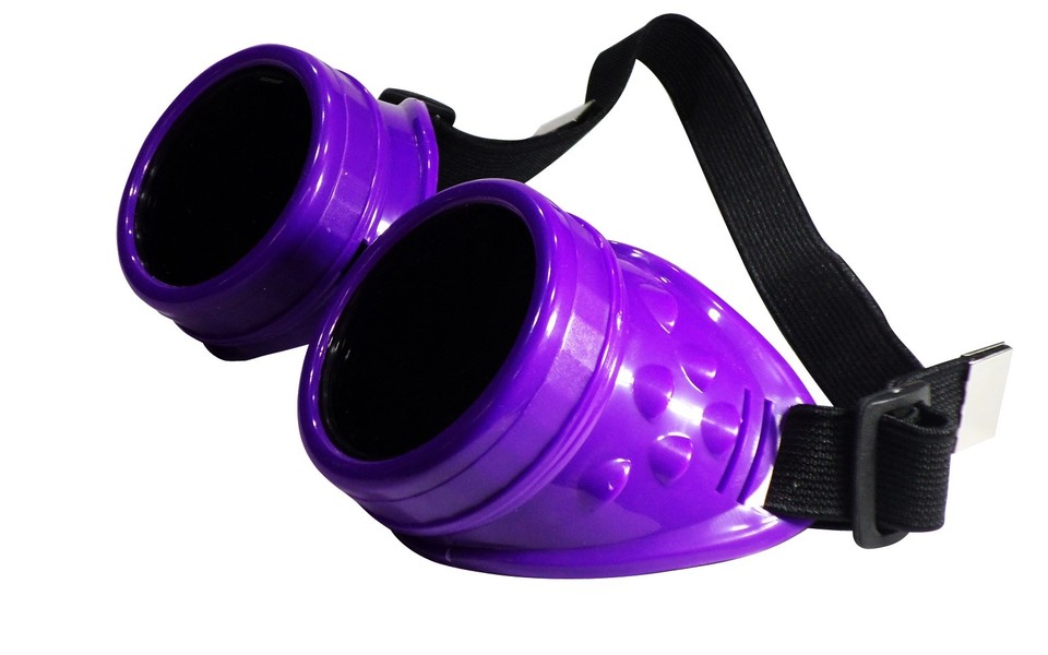 Cyber Goggles Steampunk Welding Goth Cosplay Vintage Goggles - Rustic ...