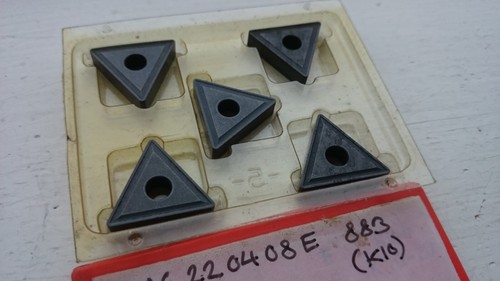 5 Carboloy carbide inserts TNMG 22 04 08-E 883 ( TNMG220408 TNMG432 ...
