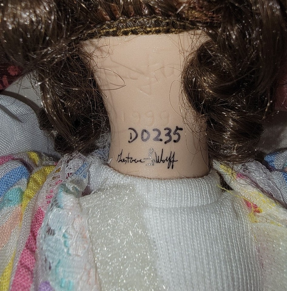 Fritz's 2000 Basket Babies Set Of 4 Porcelain Dolls Collectors Doll ...