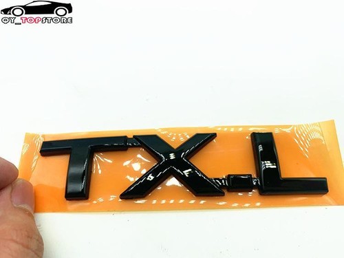 1x Letter TXL Rear Boot Trunk Decklid Tailgate Emblem Badge Sticker ...
