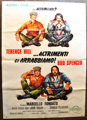 Otherwise We Get Angry 74 Bud Spencer Terence Hill Founded Manifesto | eBay