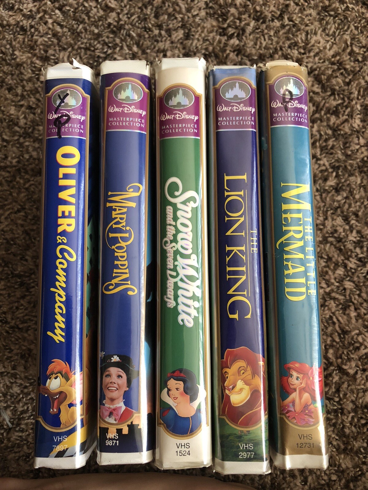 15 WALT DISNEY Black Diamond Masterpiece Gold COLLECTION VHS TAPES RARE ...