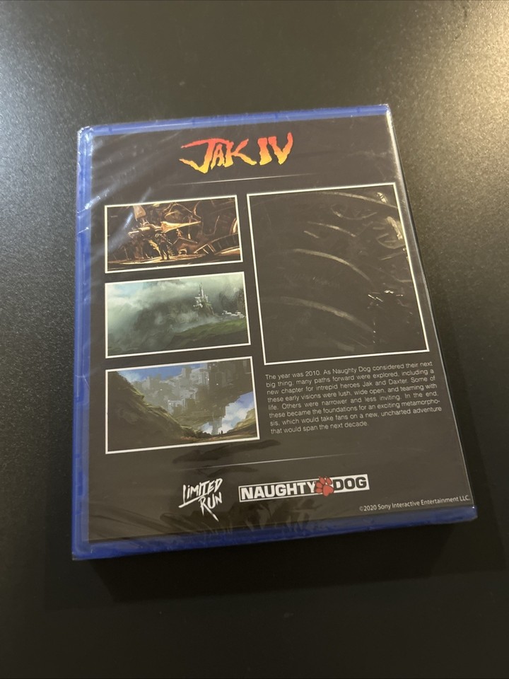 Jak IV Collectable Mock Case SEALED (PlayStation 4 PS4) Limited Run ...