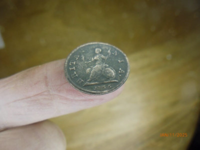 1736 Farthing King George II, BRITISH 1/4d 18th CENTURY COIN | eBay