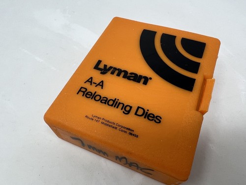 Lyman 2 Die Set 7mm REM MAG Reloading Dies 7455496 w/ Shell Holder | eBay