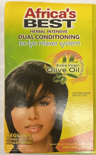 Africa's Best Herbal Conditioning No-Lye Relaxer System Regular Normal ...