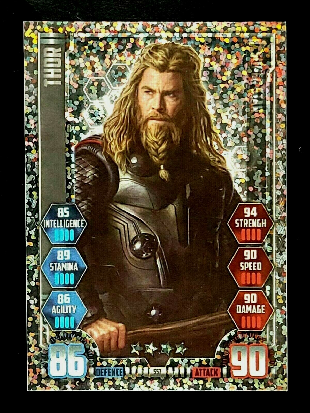 2021 Topps Marvel Hero Attax TCG - THOR - Holofoil - Holo - VHTF - RARE ...