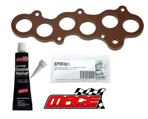 MACE 12MM MANIFOLD INSULATOR KIT FOR HOLDEN CAPRICE VS WH ECOTEC L36 3 ...