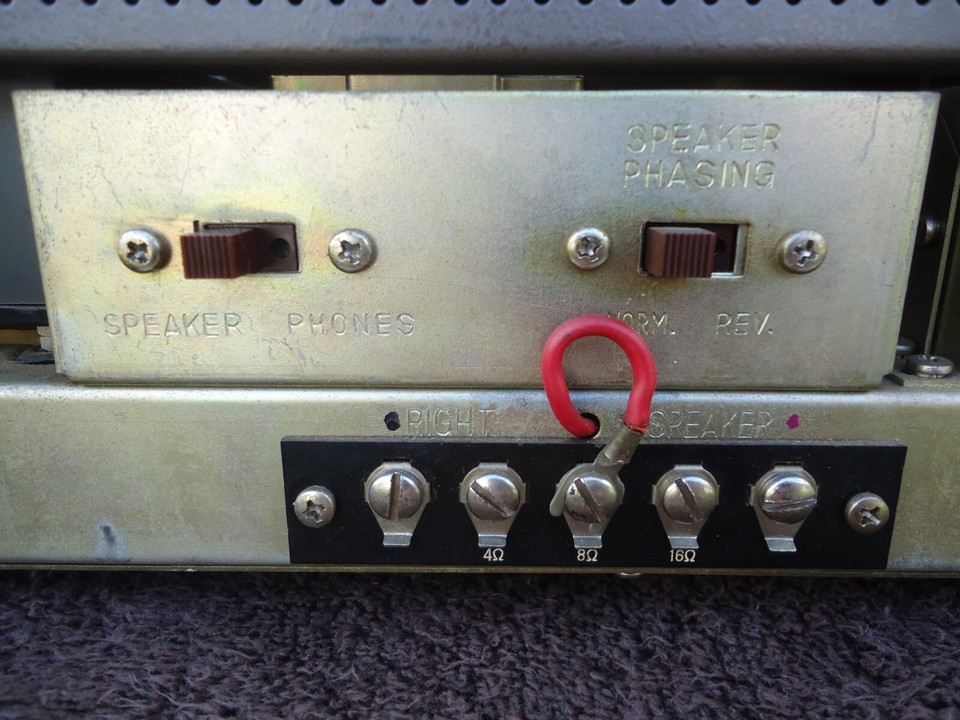 SAF 24D REALISTIC STEREO INTEGRATED ECL82 TUBE AMPLIFIER SHOWN AT FULL ...