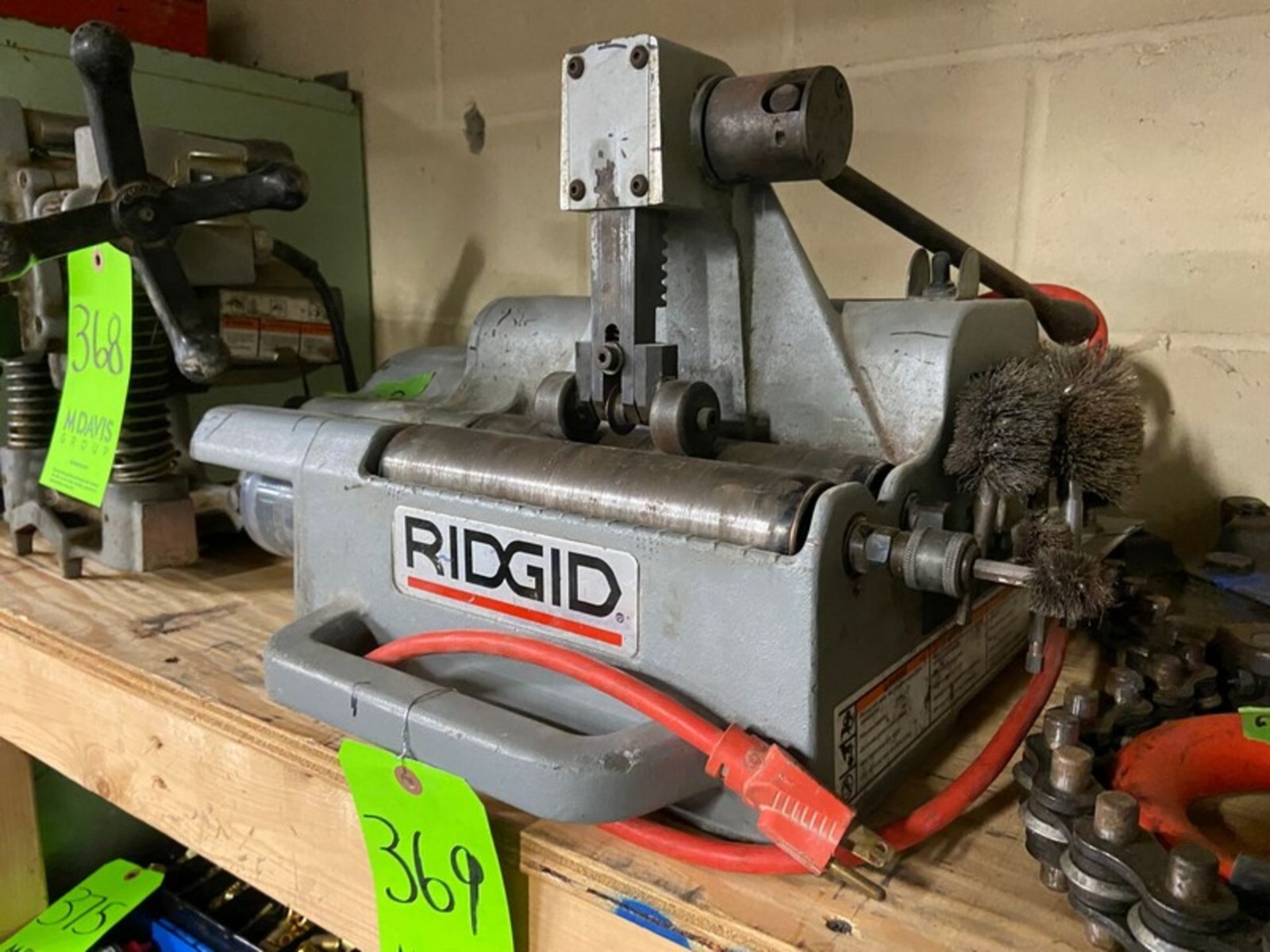 Ridgid 122 Copper Cutting and Prep Machine for Copper and SS Tube | eBay