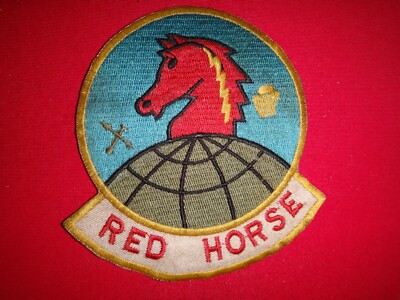 Vietnam War Patch US Air Force 200th Civil Engineer Squadron RED HORSE ...