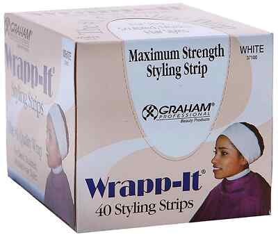 GRAHAM Wrapp-It Styling Strips 40 Styling Strips - White | eBay