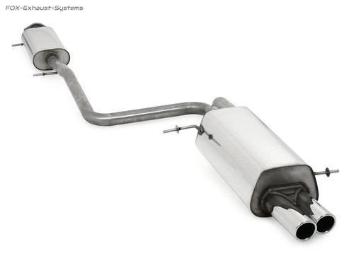 Inox Sportauspuffanlage Ford Fiesta MK7 JA8 Inclus Sport Jusqu'À 08/09 ...