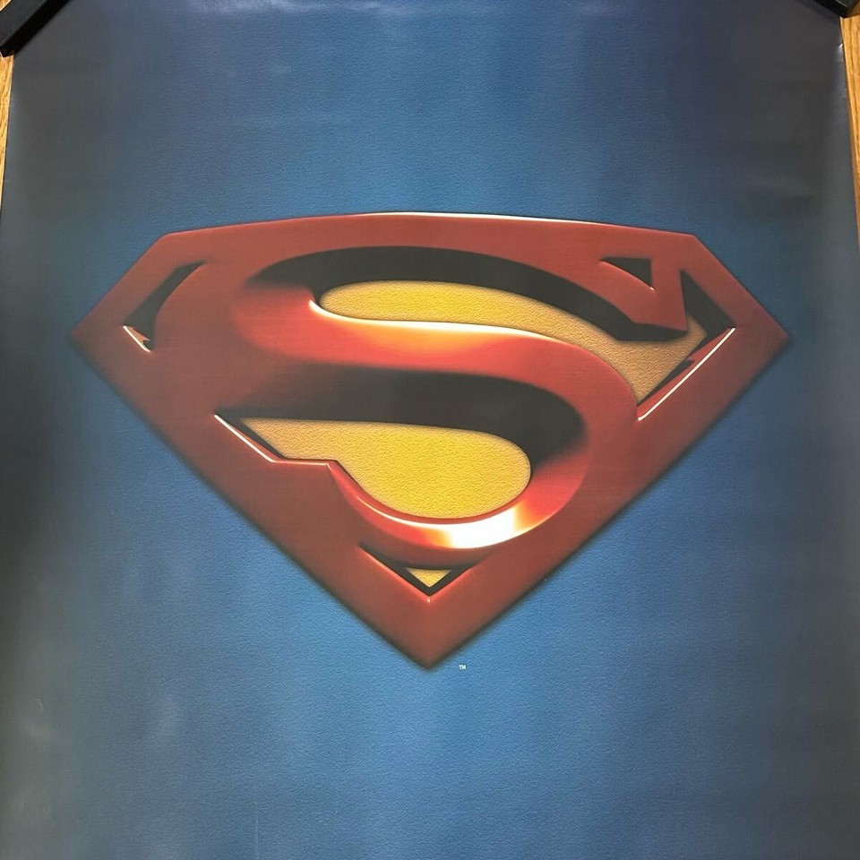 Superman Returns Logo Poster 915x610mm Unused Collectible Excellent ...