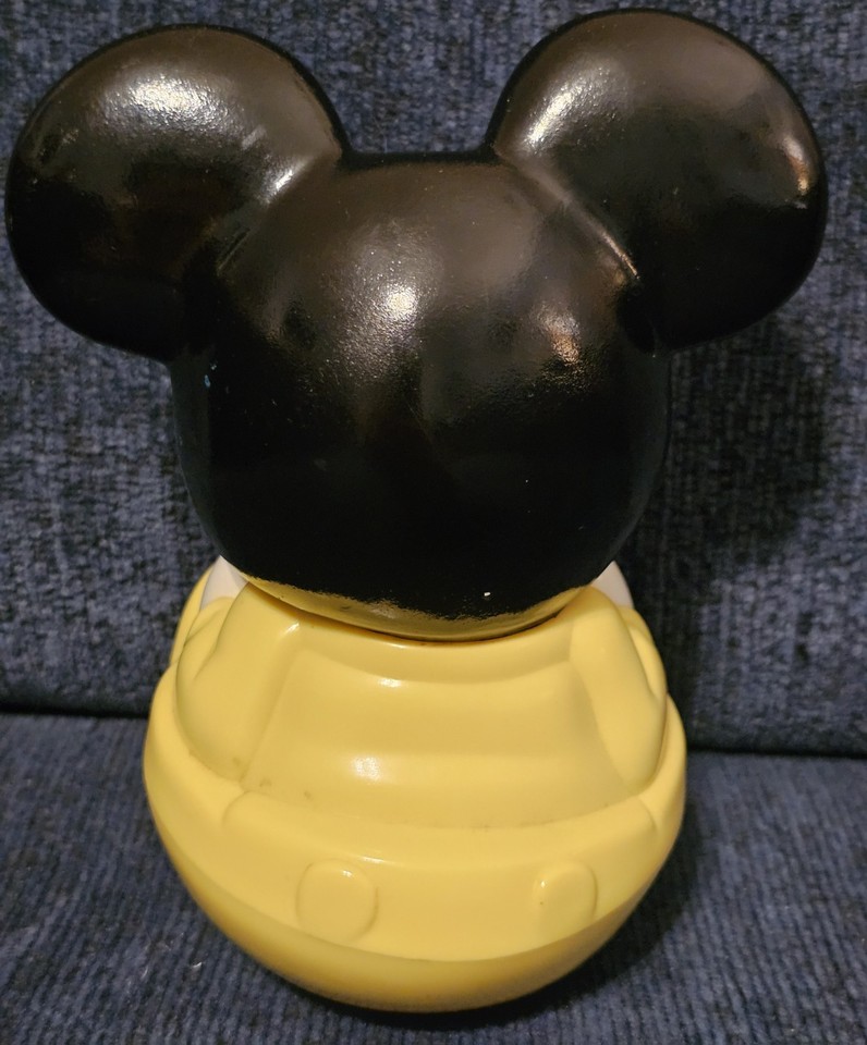 Vintage Disney 1984 Baby Mickey Mouse Roly Poly Chime Doll Children's ...