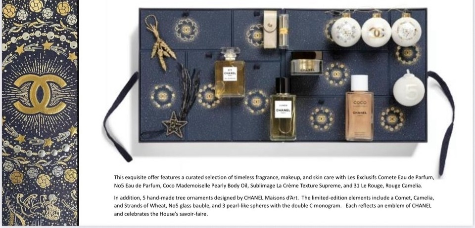 Chanel Advent Calendar Constellation Worldwide Exclusive 2025 Limited ...