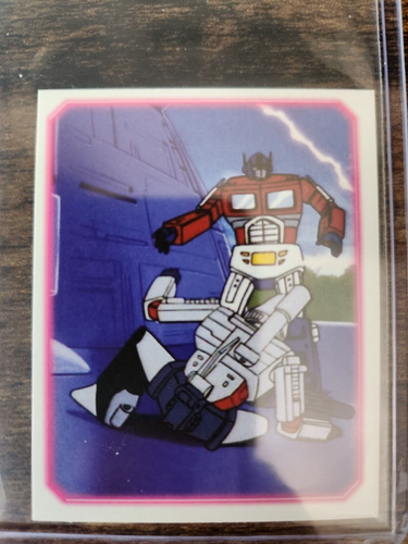 2003 Cards Inc. Transformers Generation 1 Stickers Optimus Prime v ...