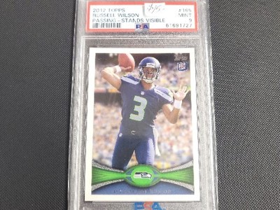 2012 Topps Russell Wilson Rookie Card #165 PSA 9 Mint | eBay